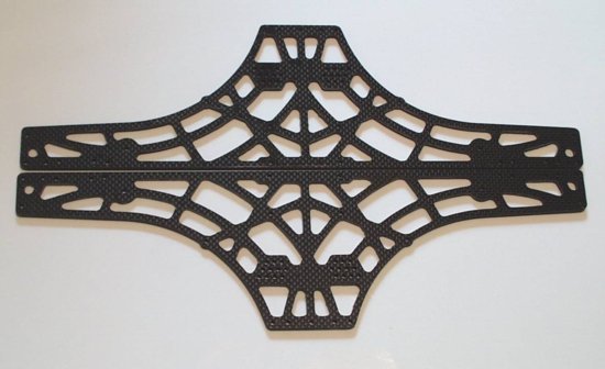 TAMIYA TXT-1 CARBON FIBER SIDE PLATES (2)