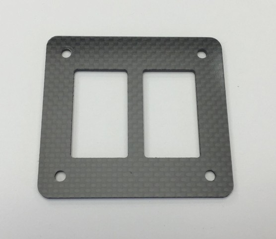 CARBON FIBER UNIVERSAL ROCKER SWITCH PANEL (2 SPOT)