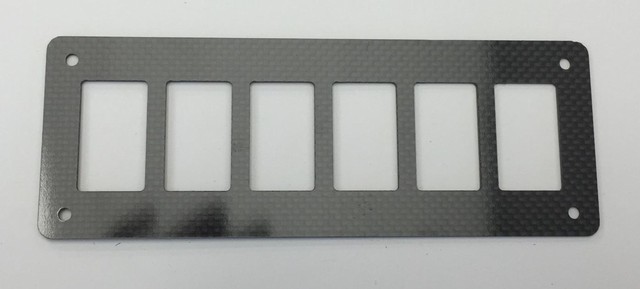 CARBON FIBER UNIVERSAL ROCKER SWITCH PANELS (6 SPOT)