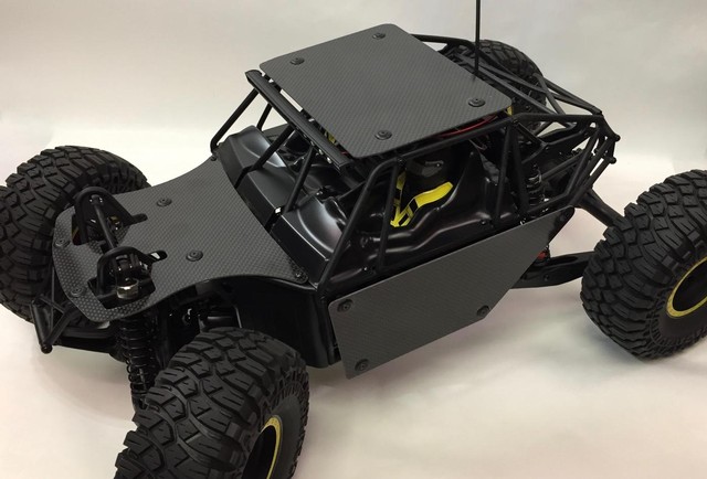 LOSI ROCK REY CARBON FIBER BODY KIT (4 PIECE)