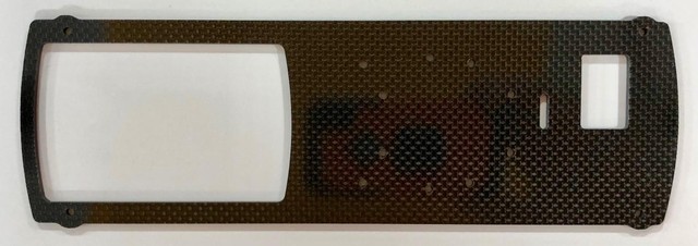 X-MAXX CARBON FIBER ESC/RADIO TRAY 3MM