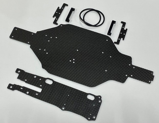 KYOSHO OPTIMA MID 2022 CARBON FIBER SWB "SHORTY PACK" CHASSIS