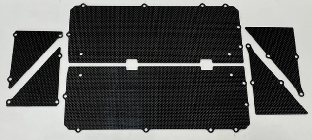 TEAM LOSI 5IVE-T CARBON FIBER BODY PANEL KIT (6pc)