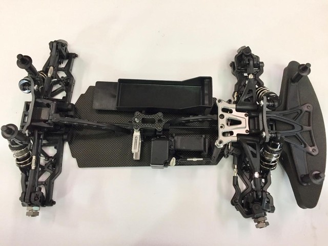 HOBAO HYPER VT ELECTRIC CARBON FIBER CHASSIS (4mm)