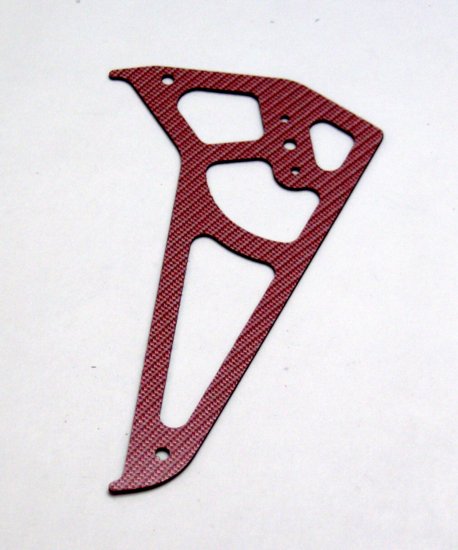 E-FLITE BLADE 400 RED CARBON FIBER ROTOR FIN