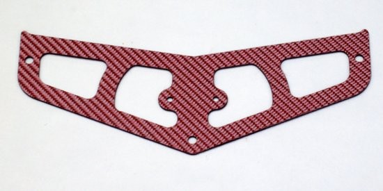 ALIGN T-REX 450 RED CARBON FIBER TAIL BOOM FIN